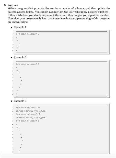 Solved 3 Arrows Write A Program That Prompts The User For A