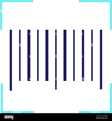 Traditional Barcode Color Icon Linear Code Scanning One Dimensional Barcode Scanner Upc Code