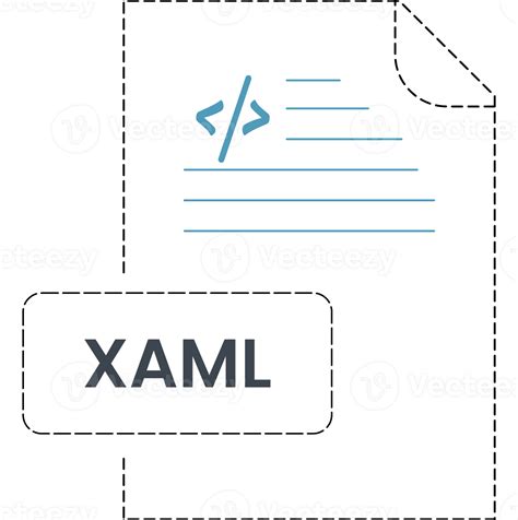 Xaml Icon Black Rounded Dashed Outline Design Element 57912406 Png