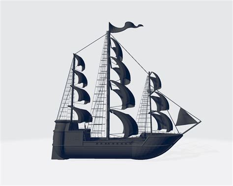 Stl File Ship・3d Printing Template To Download・cults