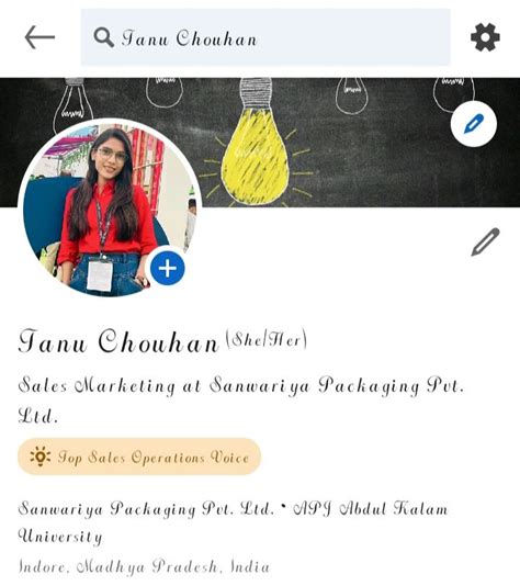 tanu chouhan on linkedin salesmarketing linkedin algorithm sales marketing badge apportunity