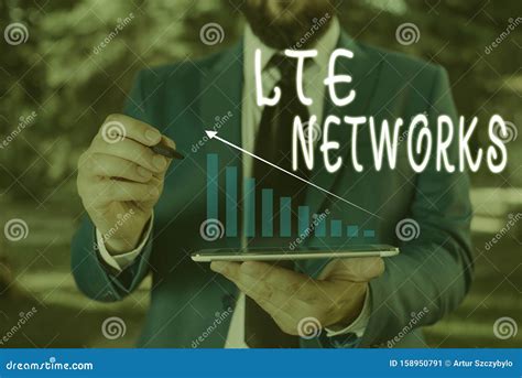 Word Writing Text Lte Networks Business Concept For Fastest Network