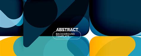 현대 기하학적 둥근 모양과 동적 라인 추상적 인 배경 플래카드 브로셔 포스터 및 배너에 대한 벡터 일러스트레이션 0명에 대한 스톡 벡터 아트 및 기타 이미지 Istock