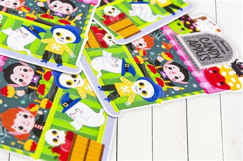 Candy Apple Stall Postcard Fun A Halloween Postcard