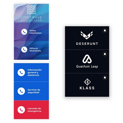 Frame Layout Touchscreen Intercom Commend