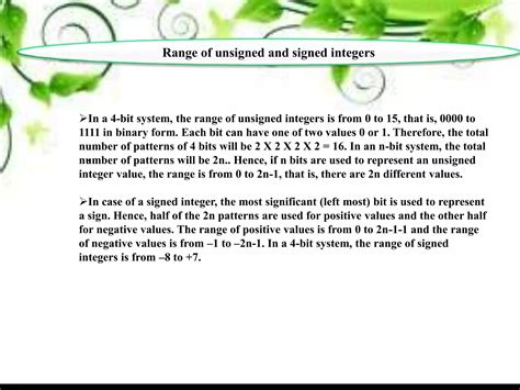 Representation Of Signed Numbers Rdsivakumar Pptx