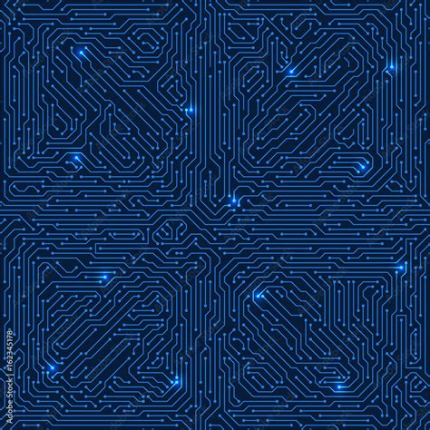 Seamless Circuit Texture
