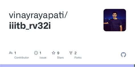 GitHub Vinayrayapati Iiitb Rv32i