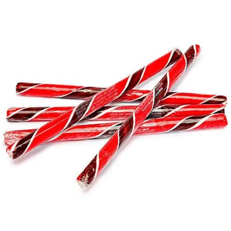 Sour Cherry Hard Candy Sticks 100 Piece Box Candy Store
