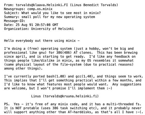 Alfredo Andaluz Prado On Linkedin Linux Turns 33 Today 🐧 🥂