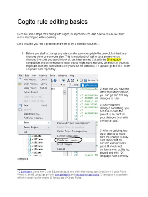 cogito rule editing basics pdf