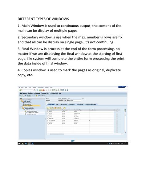 Smartforms 008 Different Types Of Windows Pdf