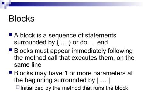 ruby containers programming language for ppt