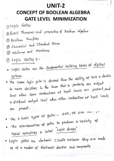 Solution Dld Concept Of Boolean Algebra Gate Level Minimisation