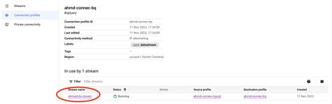Establishing A Datastream From Cloud Sql Mysql To Bigquery Ahmed Zbyr