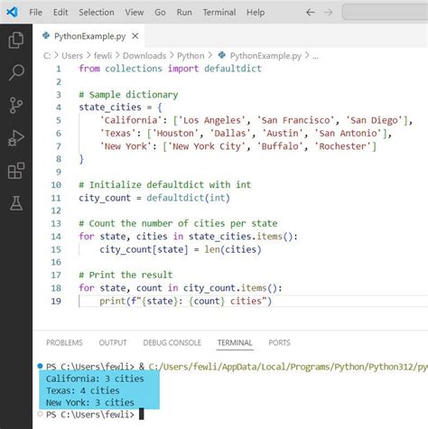 Python Dictionary Count