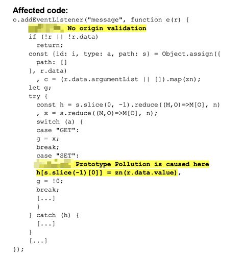 PostMessage Listener Set Incurs A Client Side Prototype Pollution And