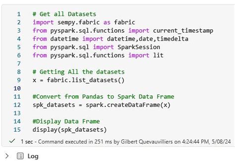 How To Add Current Datetime To Existing Pyspark Data Frame In A Fabric