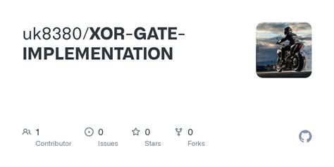 GitHub Uk XOR GATE IMPLEMENTATION