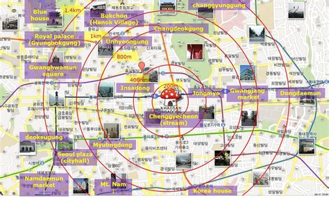 Attraction Seoul Tourist Map Tourist Destination In The World