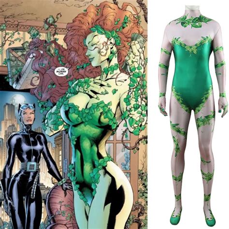 Batman Poison Ivy Costume Bodysuit Poison Ivy Cosplay Costume Party