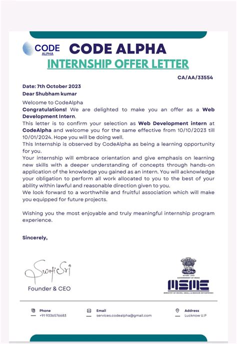 Shubham Kumar On Linkedin Connection Codealpha Webdevelopment Intership Code Webdeveloper