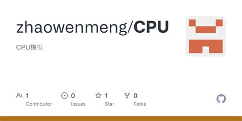 Github Zhaowenmeng Cpu Cpu