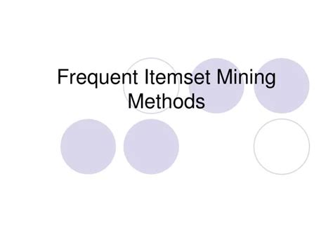 Ppt Frequent Itemset Mining Methods Powerpoint Presentation Free Download Id341628