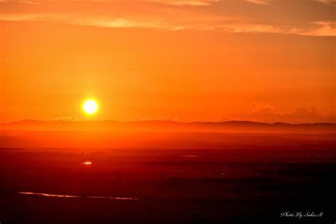 釧路湿原の夕陽 Ganref