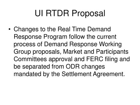 Ppt Uis Real Time Demand Response Proposal Powerpoint Presentation