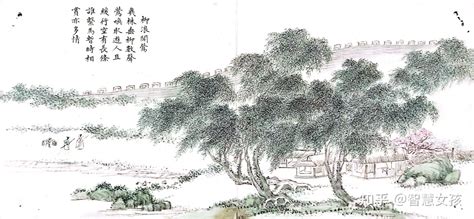 西湖十景董诰画作 知乎