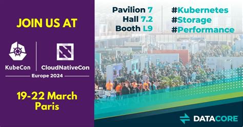 Datacore Software On Linkedin Kubecon Cloudnativecon Datacore Kubernetes