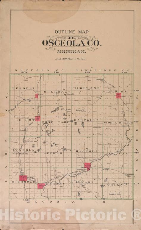 Branch County Mi Plat Maps At Nancy Milne Blog