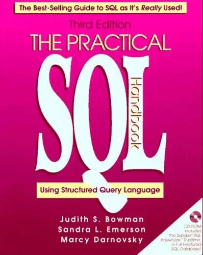 Livro The Practical Sql Handbook Using Structured Query Language Judith S Bowman [1996