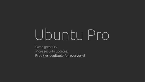 뉴스 다이제스트 캐노니컬 우분투 프로의 프리 티어 출시 Project just fun
