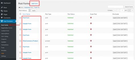 how to restrict submission in wp user frontend wedevs