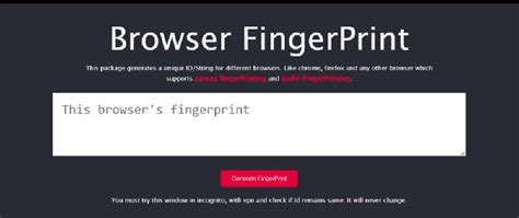 a small alternative of fingerprint js broprint js dev community