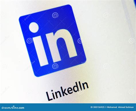 Linkedin App Logo Editorial Image Image Of Electronics 300156925