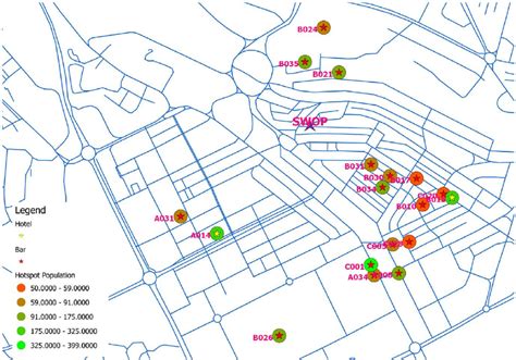 Map Of The Nairobi Cbd Showing Sex Worker Hot Spots And The Number