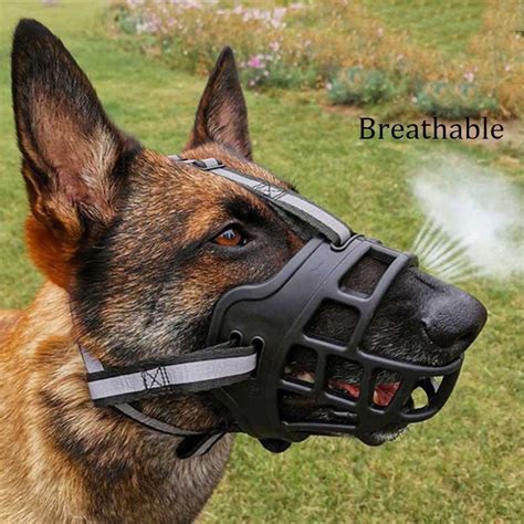 Dog Muzzle For Small Medium Large And X Large Dogs Breathable Basket