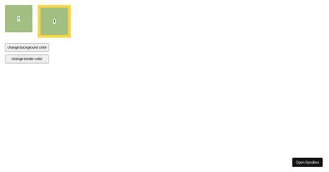 Change Boxes Color Using Common Context Codesandbox