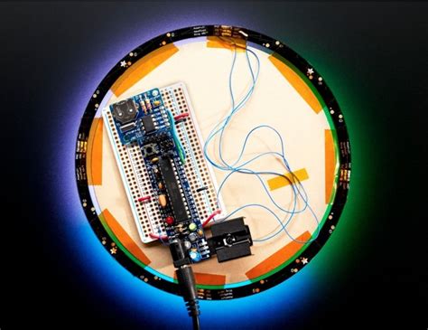 NeoPixel Ring Wall Clock Adafruit Industries Makers Hackers Artists Designers And