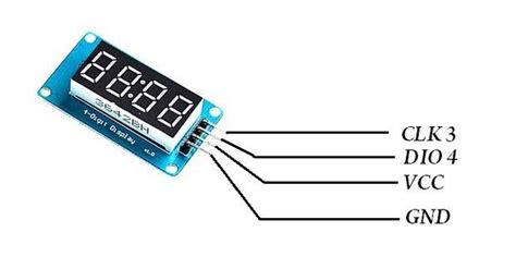 Tm1637 Display 7seg 4digit Reloj Led Makerelectronico