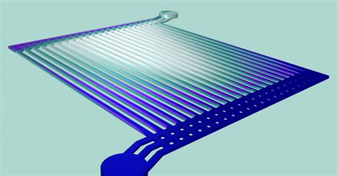 Modellierung der Zweiphasenströmung in einem PEM Elektrolyseur COMSOL