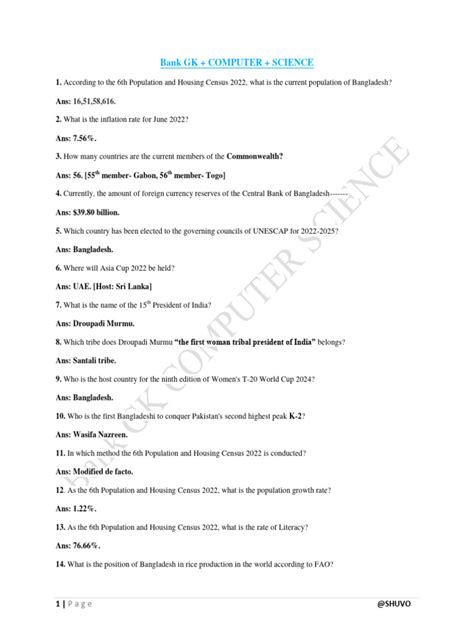 bank gk computer science part 3 pdf computer network network