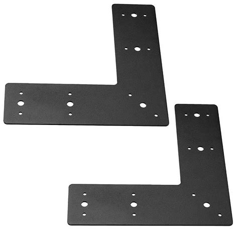 10x10 L Shape Steel Flat Bracket 2 Pc With Coating As Mending Plate