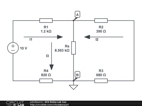 ECS Online Lab 1 A CircuitLab