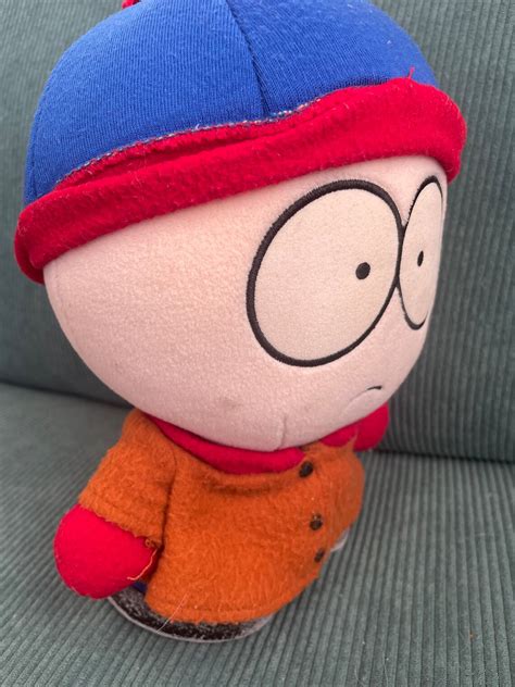 Vintage Rare 1998 Stan South Park Comedy Plush Stuffed Toy Size 30cm