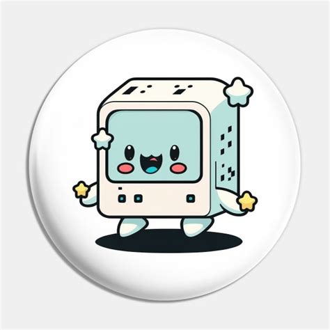 Cute Happy Kawaii 8 Bit 16 Bit Pixel Character Playful Artwork Pin