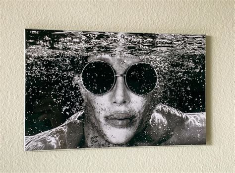 Alex Sher Rounds Underwater Black And White Photograph Print On Aluminum 8x12 For Sale At